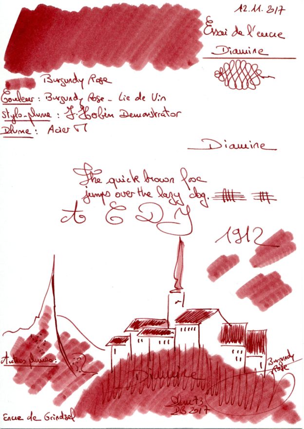 Burgundy Rose – Diamine – EN | Inksnibs