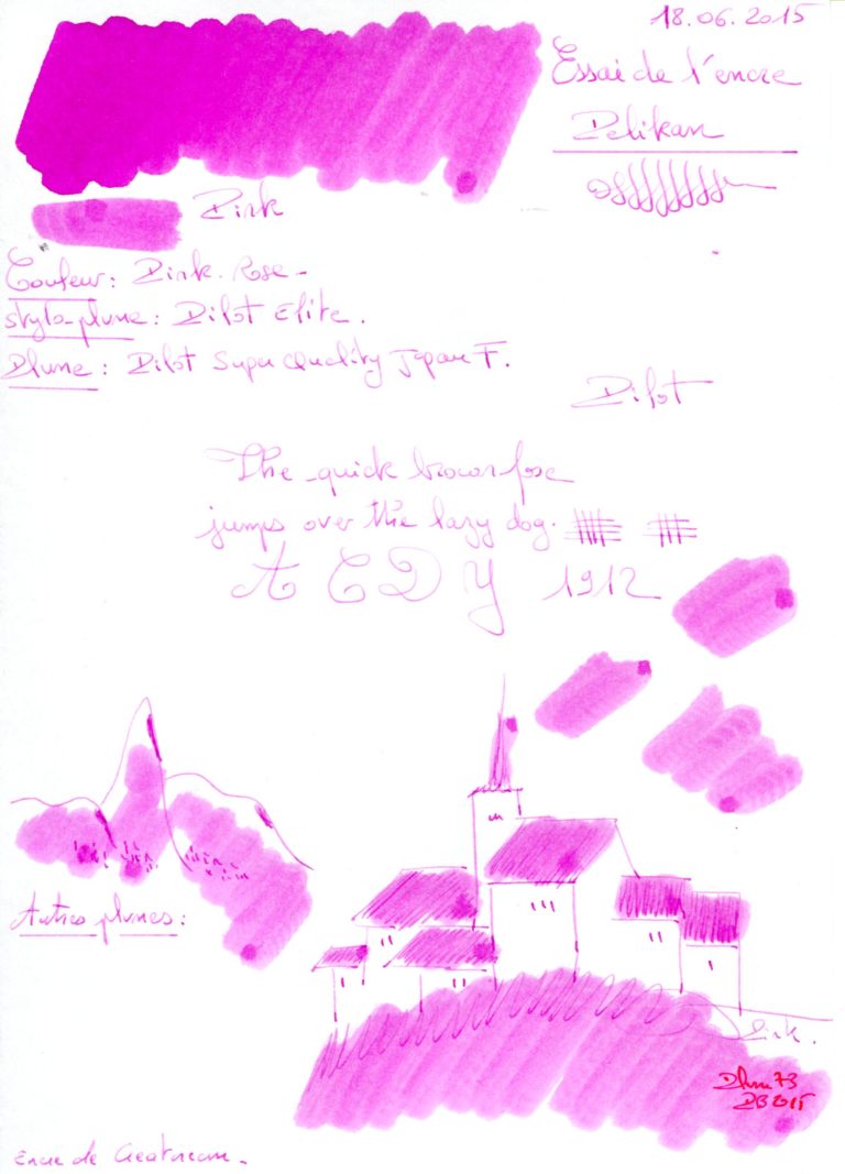 Pink – Pelikan 4001 – EN | Inksnibs